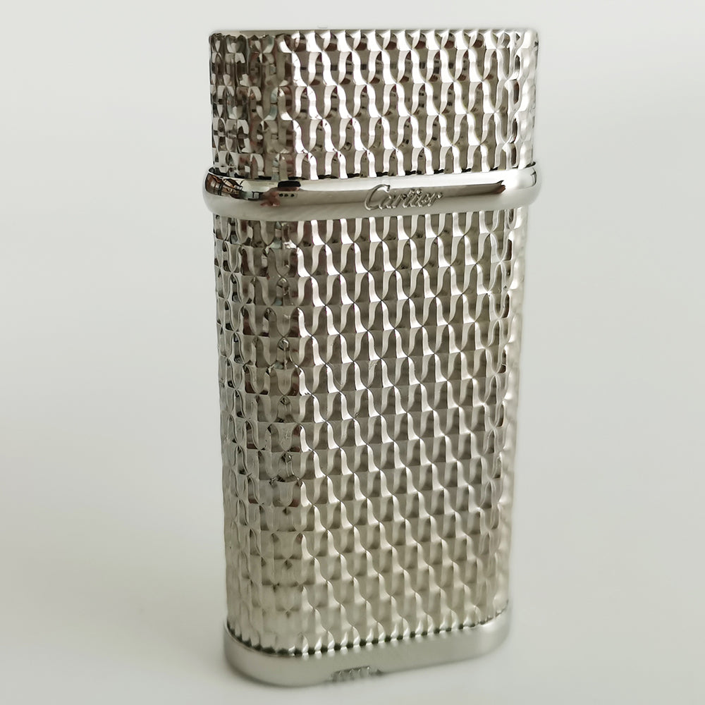 Cartier DE PARIS Gas Lighter Special Engraved Pattern#033 – SHERRY007